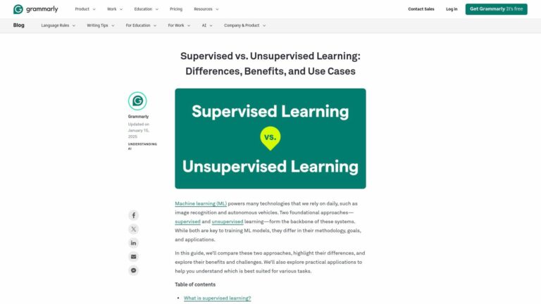Supervised Vs. Unsupervised Learning: Differences, Benefits, and Use ...