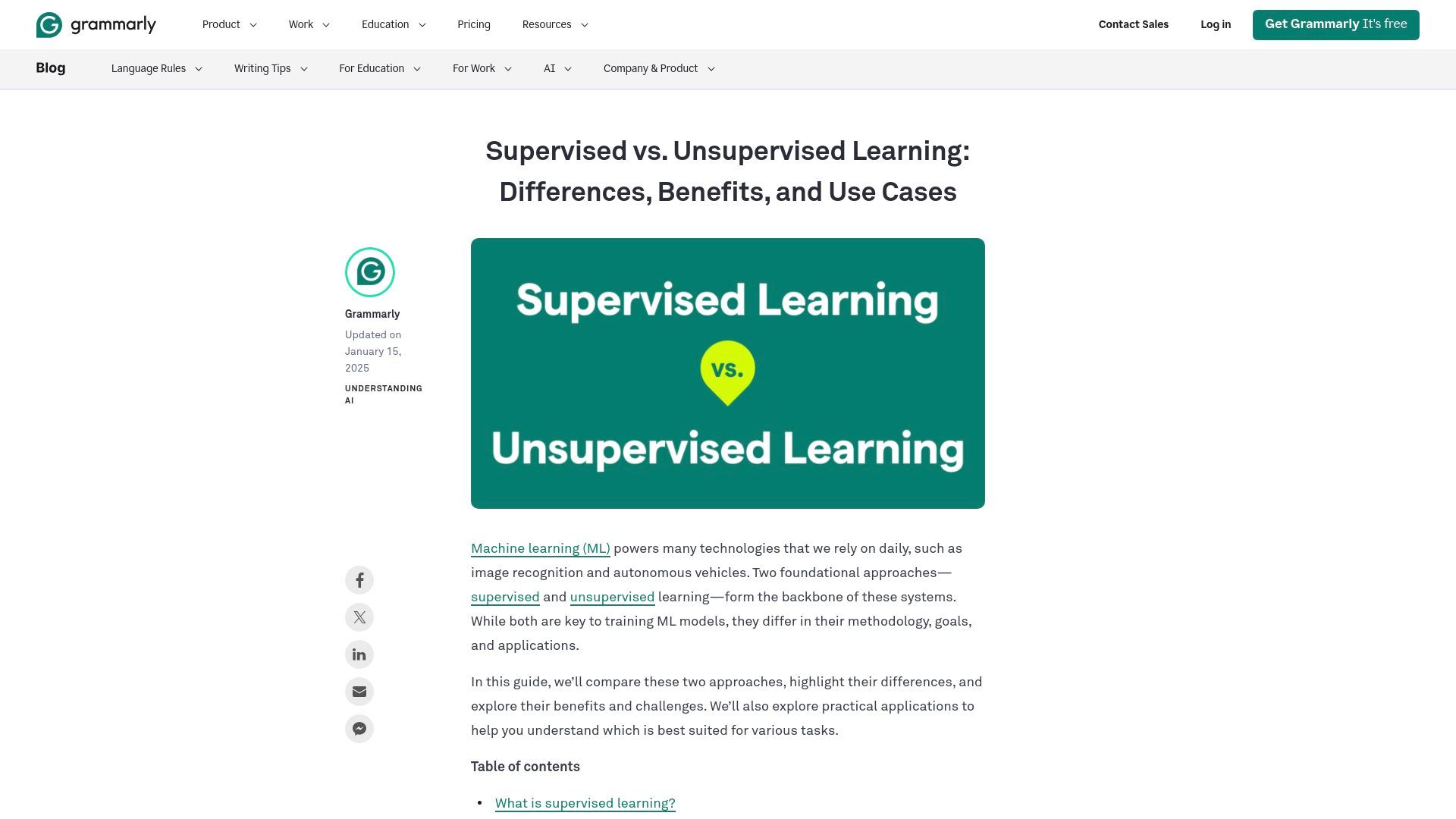 Supervised Vs. Unsupervised Learning: Differences, Benefits, and Use Cases – Agile Writing