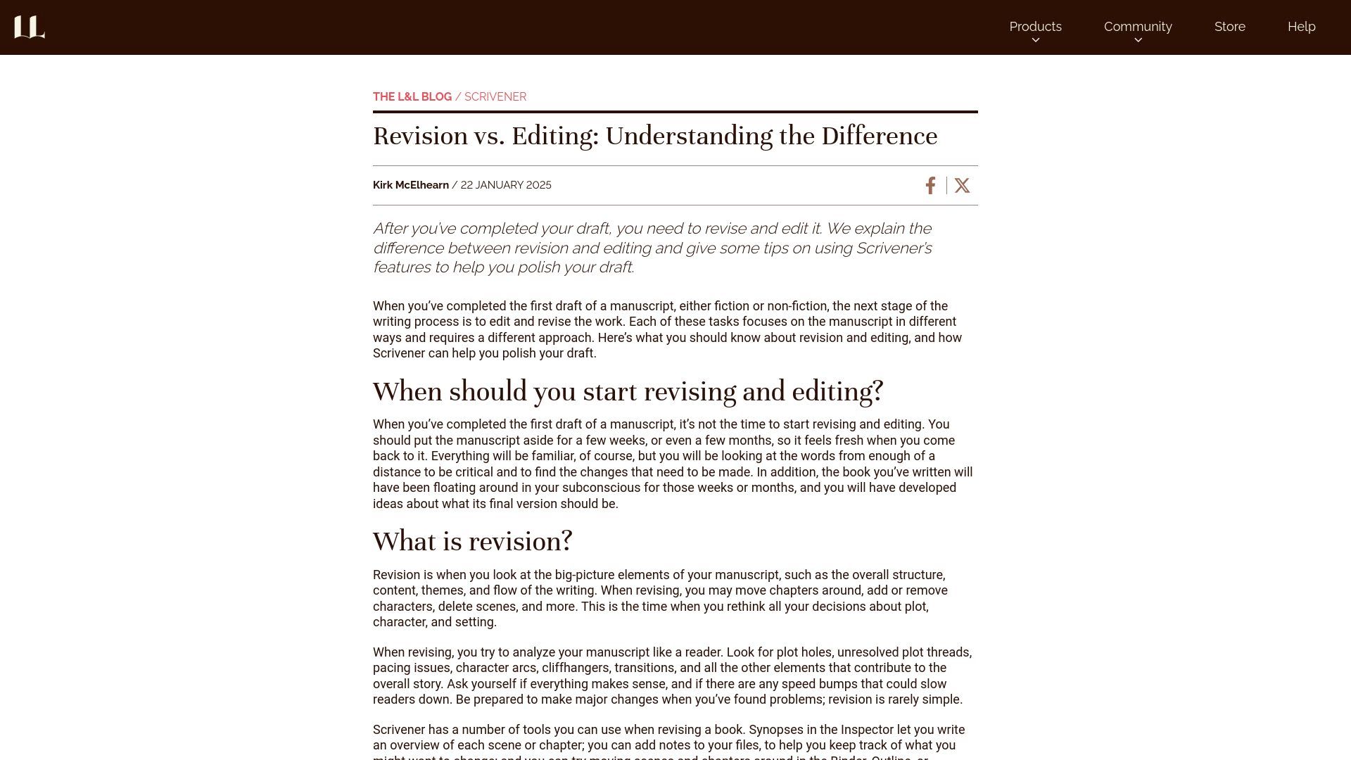 Revision Vs. Editing: Understanding the Difference – Agile Writing