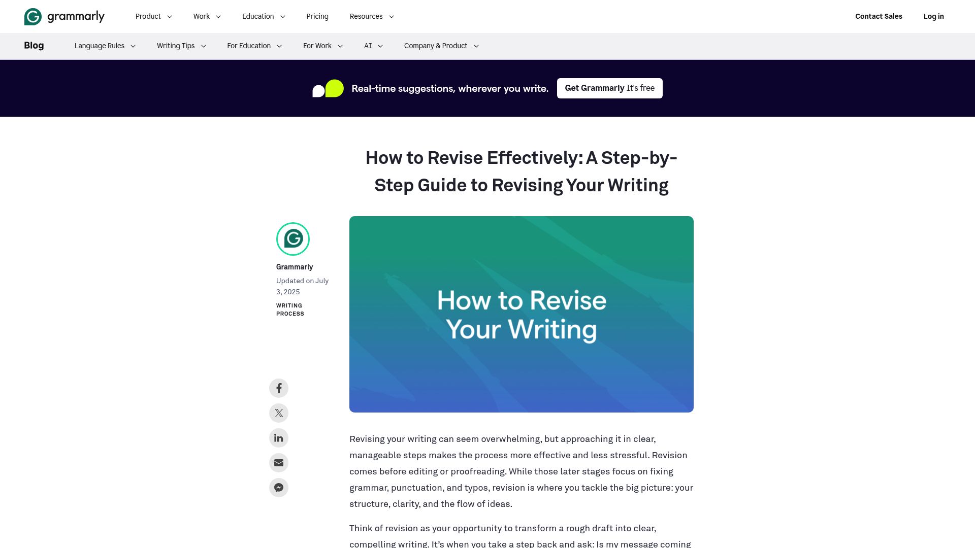How to Revise Effectively: a Step-by-Step Guide to Revising Your ...