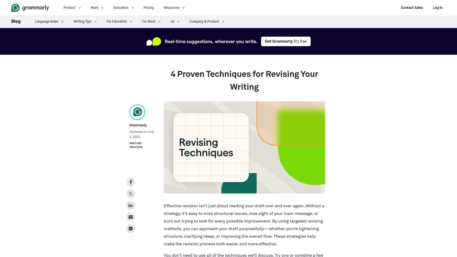 4 Proven Techniques for Revising Your Writing – Agile Writing