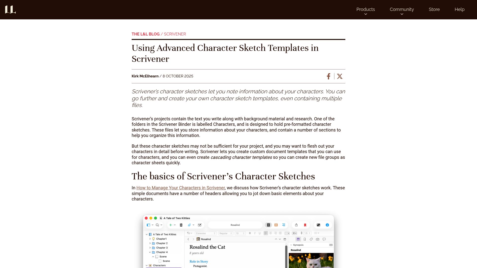 Using Advanced Character Sketch Templates in Scrivener – Agile Writing
